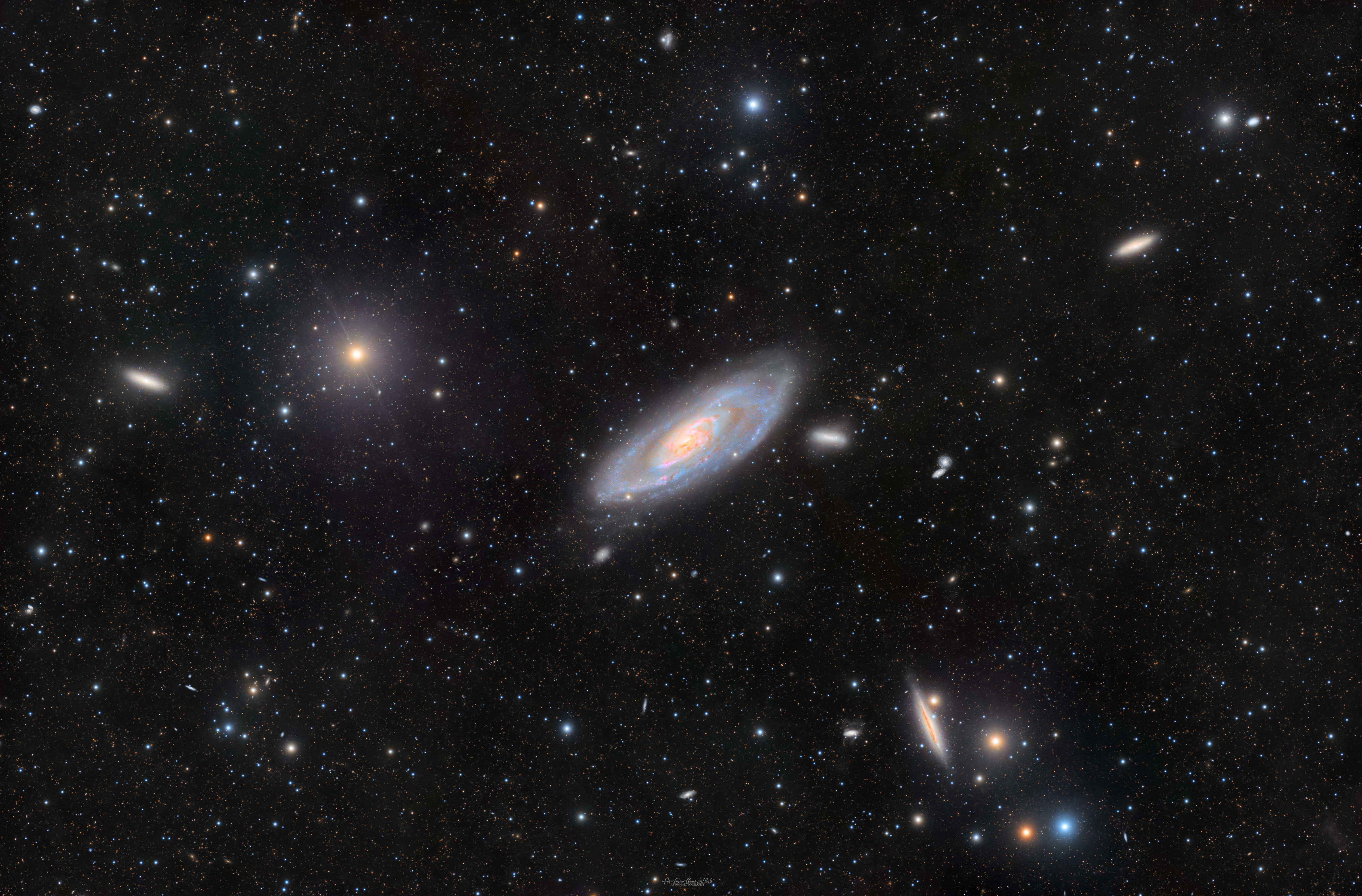 M106 Galaxy - Deep field - Processed by Harshwardhan Pathak ...